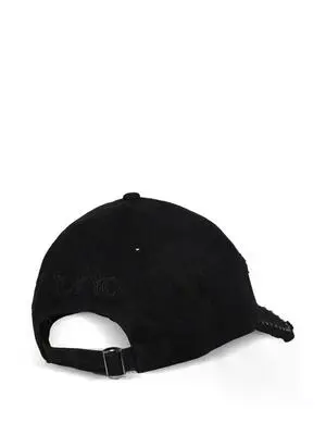ALICE HOLLYWOOD Stud-embellished Distressed Cap