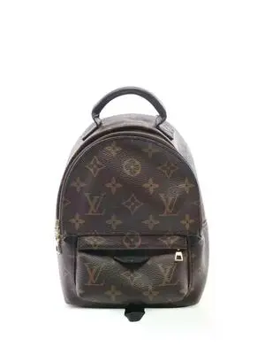 LOUIS VUITTON Monogram Palm Springs Mini Backpack - Brown