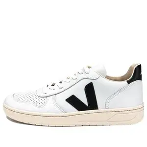 VEJA V- Lace-up 'extra White Black - White/black