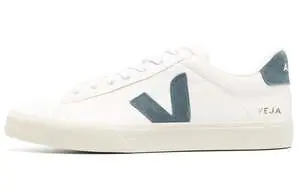 VEJA Campo Chromefree Lace-up Sneakers - White/blue