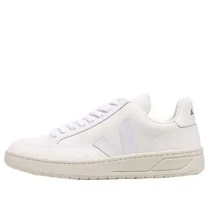 VEJA V-12 Leather Sneakers - White/cream