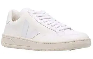 VEJA V-12 Leather Sneakers - White/cream