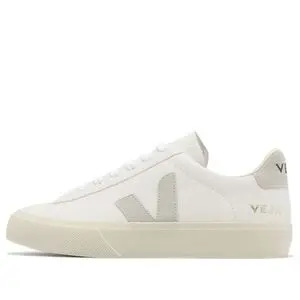 VEJA Campo Chromefree Lace-up Sneakers - White/beige