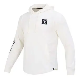 Under Armour Project Rock Terry Hoodie - Ivory/black