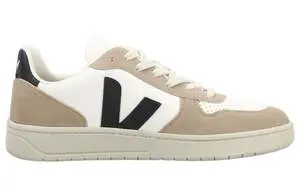 VEJA V-10 Chromfree Low-top Sneakers - White/beige/black