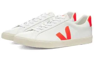 VEJA Esplar Lace-up Sneakers - White/orange