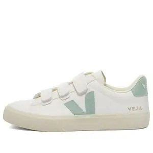 VEJA Recife Chromefree Leather Sneakers - White/matcha