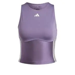 Adidas Hyperglam Shine Crop Tank Top Asia Sizing - Purple