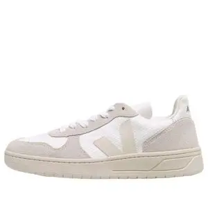 VEJA V-10 Low-top Mesh Sneakers - White/beige
