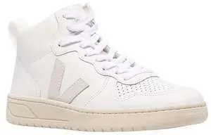 VEJA V-15 Leather High Top Sneakers