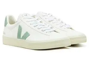 VEJA Campo Chromefree Sneakers - Extra White/matcha