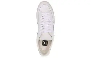 VEJA V-12 Leather Sneakers - White/blue