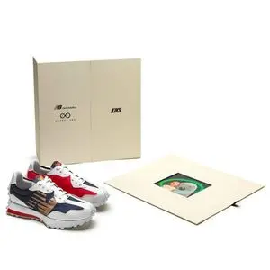NEW BALANCE 327 X Kiks X Nuttsh Art 'white Red Blue
