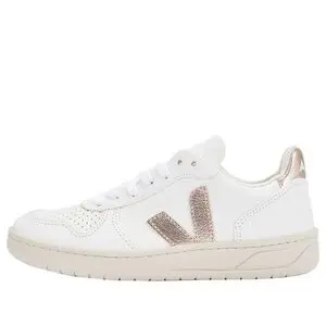 VEJA V- Chromfree Low-top Sneakers - White/gold