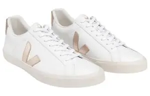 VEJA Esplar Lace-up Sneakers - White/gold