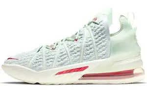 Nike Lebron 18 Ep & Lebron Qs Sneakers - Green/red