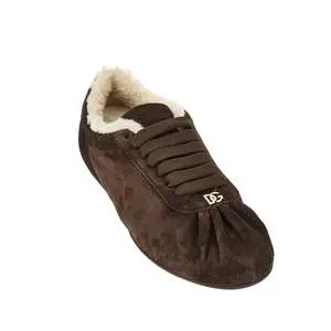 Dolce & Gabbana Ballet Suede Leather Sneakers