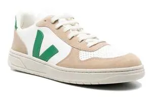 VEJA Chromfree Low-top Sneakers - White/beige/green