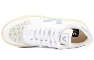 VEJA V-10 Lace-up Sneakers - White/blue/cream