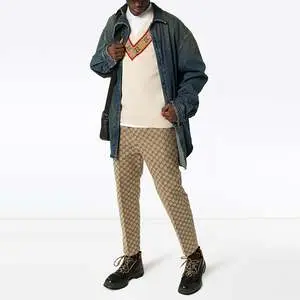 Gucci Gg V-neck Wool Sweater