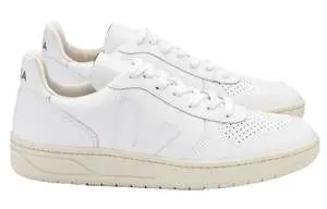 VEJA V-10 Leather Lace-up 'extra - White