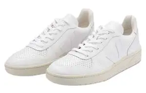 VEJA V-10 Leather Lace-up 'extra - White