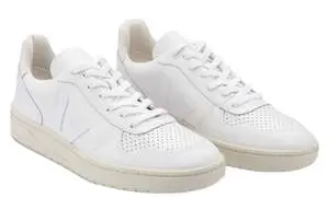 VEJA V-10 Leather Lace-up 'extra - White