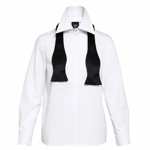 HEDARE Carlott Open Bow-tie Shirt - White