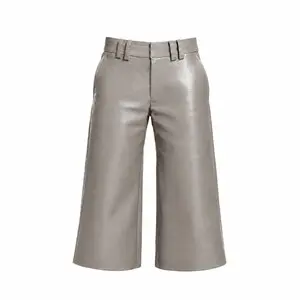 HEDARE Leather Capri Trousers