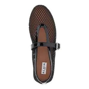 Alaïa Fishnet Ballerina Flats
