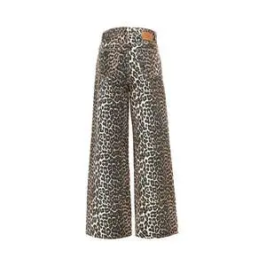 GANNI Leopard-print 'lari' Jeans