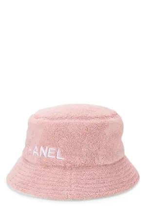 Chanel Terry Cloth Bucket Hat