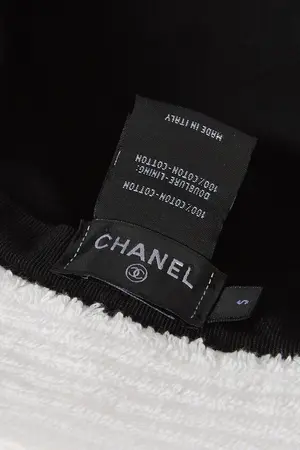 Chanel Terry Cloth Bucket Hat