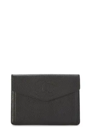 Chanel Caviar Envelope Wallet - Black
