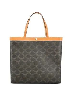 Celine Square Triomphe Canvas Small Tote