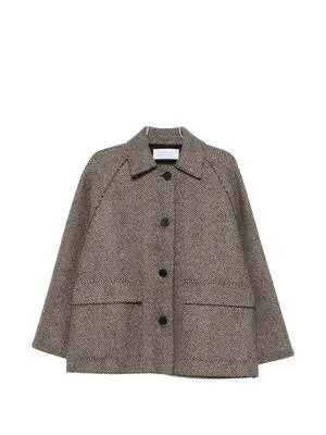Harris Wharf London Wool And Cashmere Jacket - Multicolor