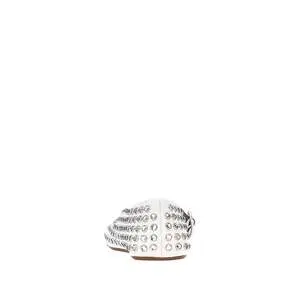 Alaïa Strass-embellished Leather Ballerinas