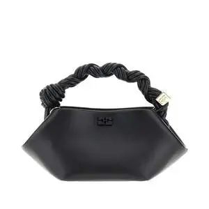 GANNI Recycled Leather 'bou' Mini Bag - Black