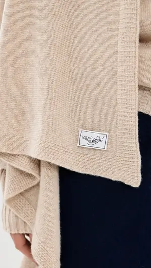Attico Draped Wool Sweater