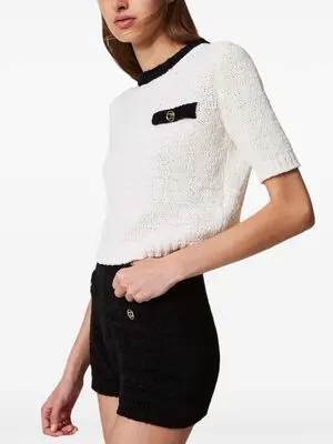 TWINSET Oval T Knit Shorts