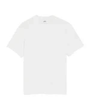 AMI Paris De Coeur Logo T-shirt - White