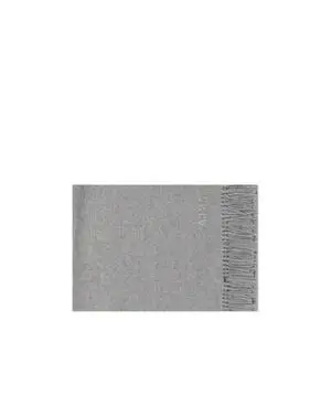 A.p.c. Logo-embroidered Fringed-edge Scarf