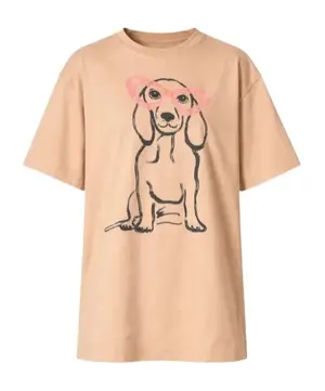 TWINSET Dog-print T-shirt - Nude