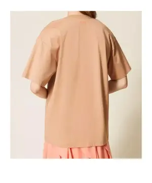 TWINSET Dog-print T-shirt - Nude