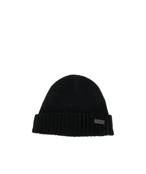 Barbour Carlton Ribbed Beanie - Black