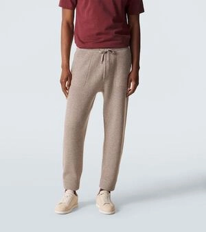 Brunello Cucinelli Ribbed-knit Cashmere Sweatpants