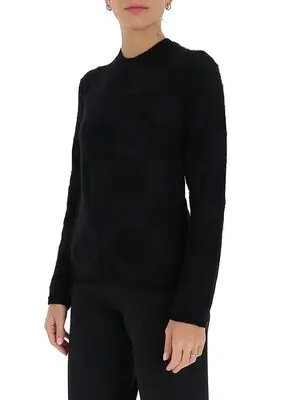 Comme Des Garçons Textured Square Knit Jumper