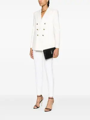 Saint Laurent Cassandre Leather Wallet On Chain