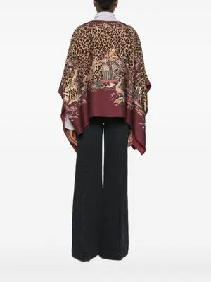 Etro Wool Blend Poncho