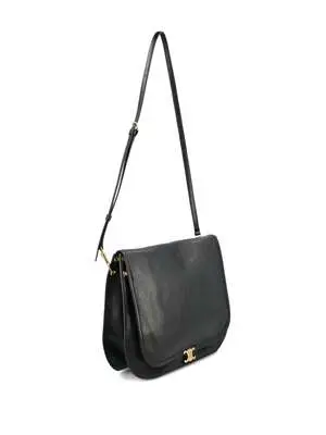 Celine Triomphe Leather Shoulder Bag
